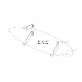 GHOST RACKS HORIZONTAL WALL SURFBOARD RACK - OVERHEAD - For Sale - Best ...